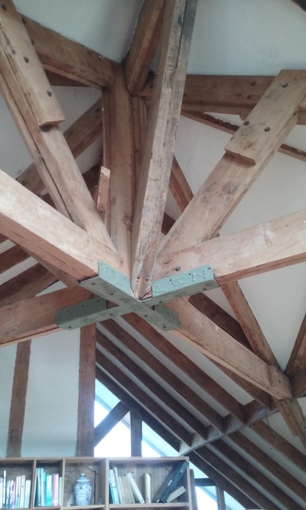Recycled Wood Framing with Repurposed Steel Brackets - Cody Goul ...